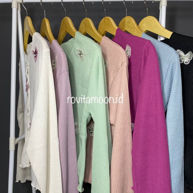 Jual FREE JEPITAN | Cardigan Kancing | Cardigan Butterfly | Cardigan ...