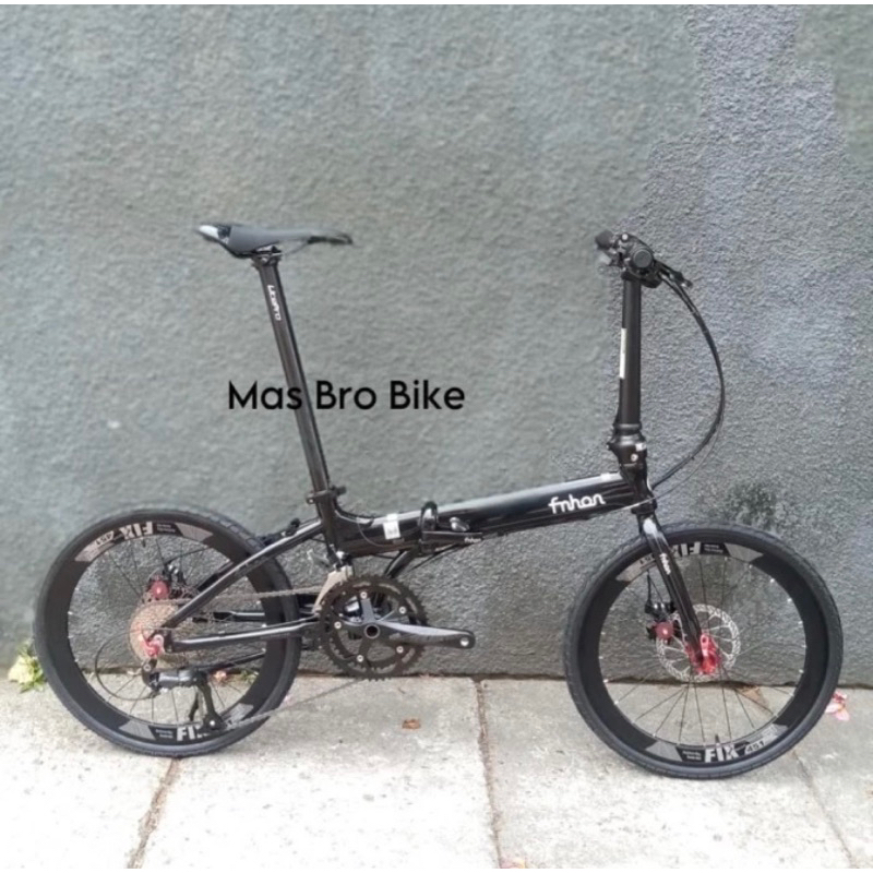 Jual sepeda lipat fnhon blast 2x9 speed shimano altus murah new rakit ...