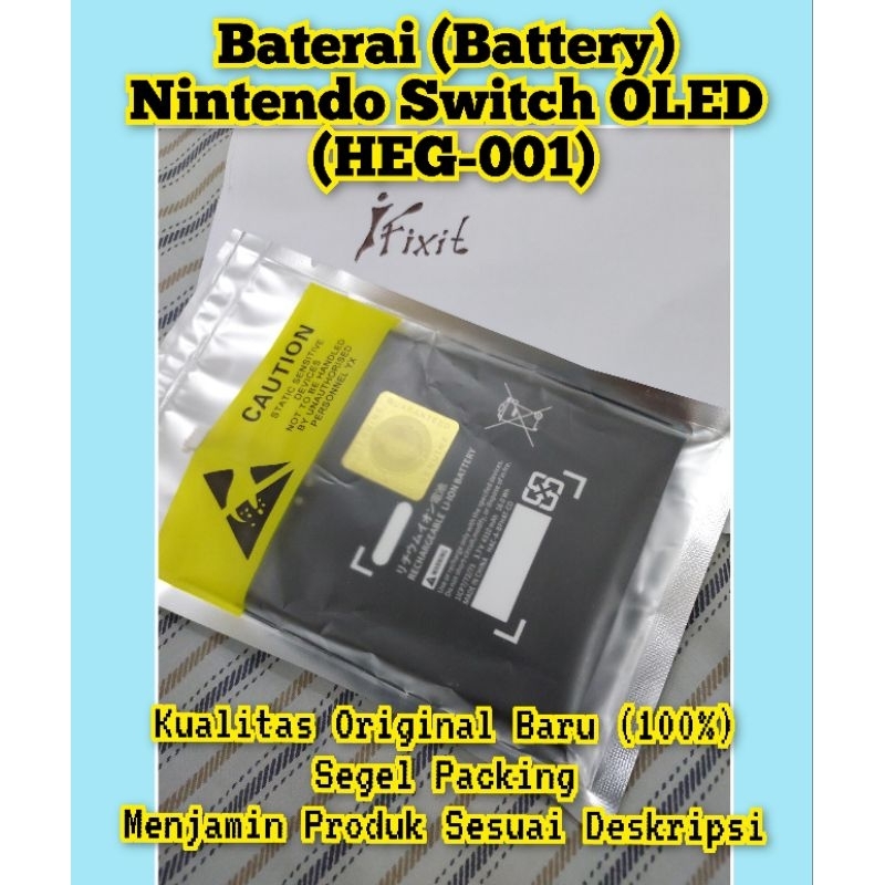 Jual Baterai Battery Nintendo Switch OLED V3 HEG-001 (Original Baru 100 ...