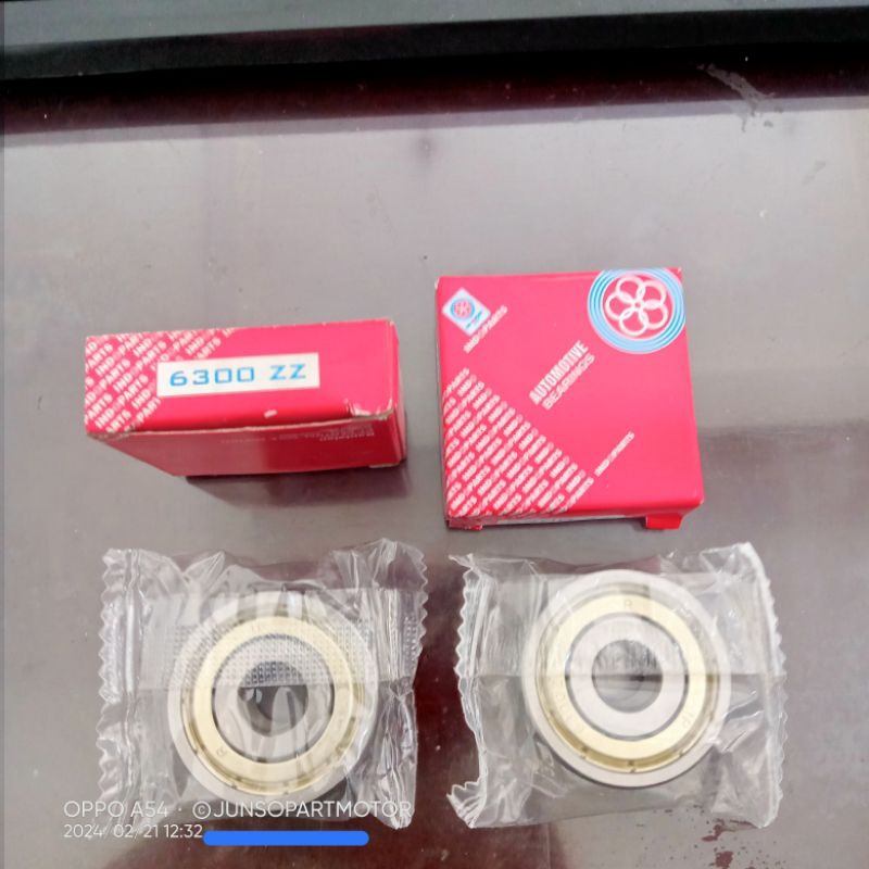 Jual LAKER BEARING RODA DEPAN YAMAHA MIO VEGA JUPITER UKURAN 6300ZZ ...