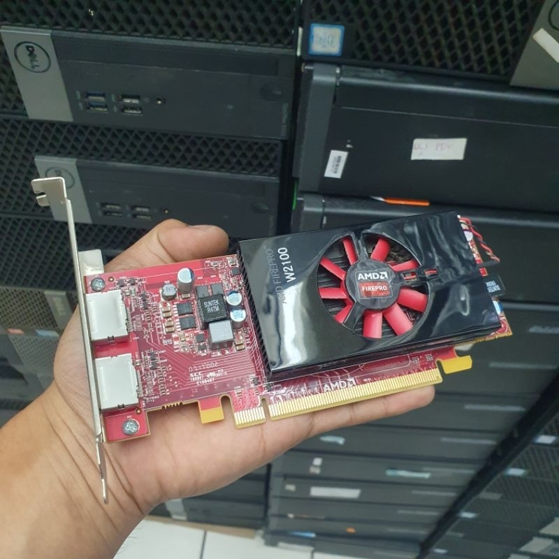 Jual VGA CARD AMD FIREPRO W2100 - DISPLAY CARD - VGA WORKSTATION 2 GB 128 BIT SUPPORT 4K ...