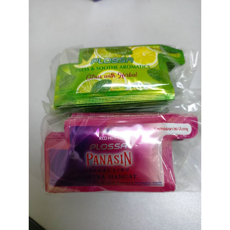 Jual REFILL Plossa MINI PANASIN & CITRUS isi 4 ML (1 SACHET) KEMASAN ...