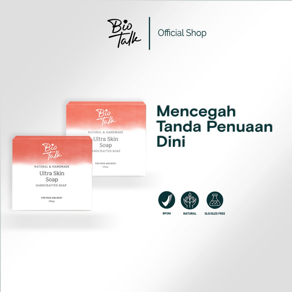 Jual Biotalk Bundling [2 PCS] Ultra Skin | Anti Aging Brightening Soap ...