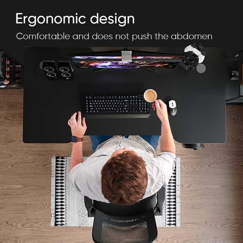 Jual Deli Meja Gaming / Meja Komputer / Gaming Table Hitam Box Kabel ...