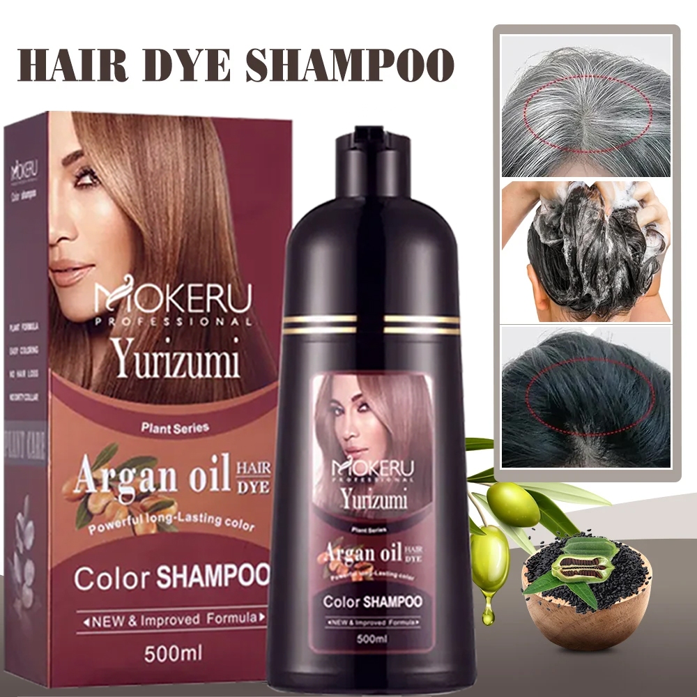 Jual SHAMPOO Uban 500 ml Minyak Argan Alami Shampoo Semir Penghitam ...
