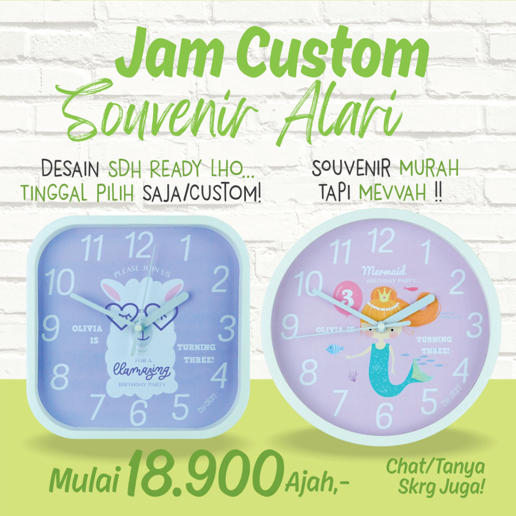 Jual Custom Jam Dinding | Shopee Indonesia