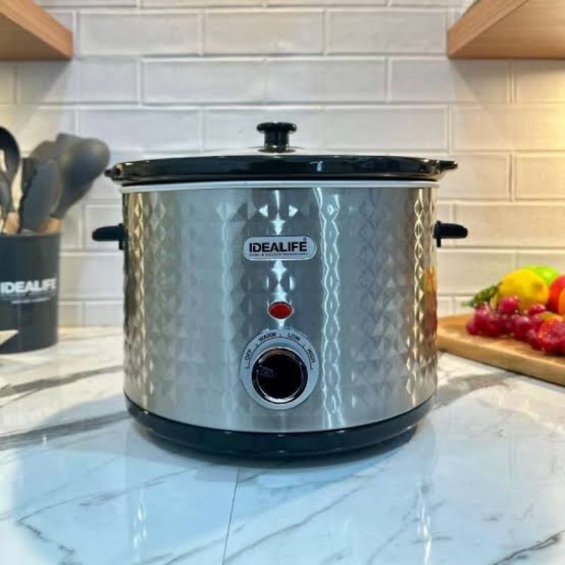 Jual SLOW COOKER SLOWCOOKER IDEALIFE IL 350 IL350 5L 5LITER CERAMIC POT ...