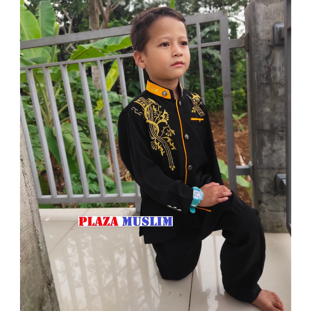 Jual Jasko Setelan Anak/ Baju dan Celana Jas Koko Pakaian Muslim Anak ...