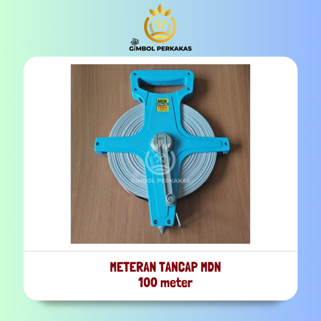 Jual Meteran Tancap 100 M Meter Fiber Rol Gulung Tanam Tanah | Meteran Tanah Fiber | Shopee ...