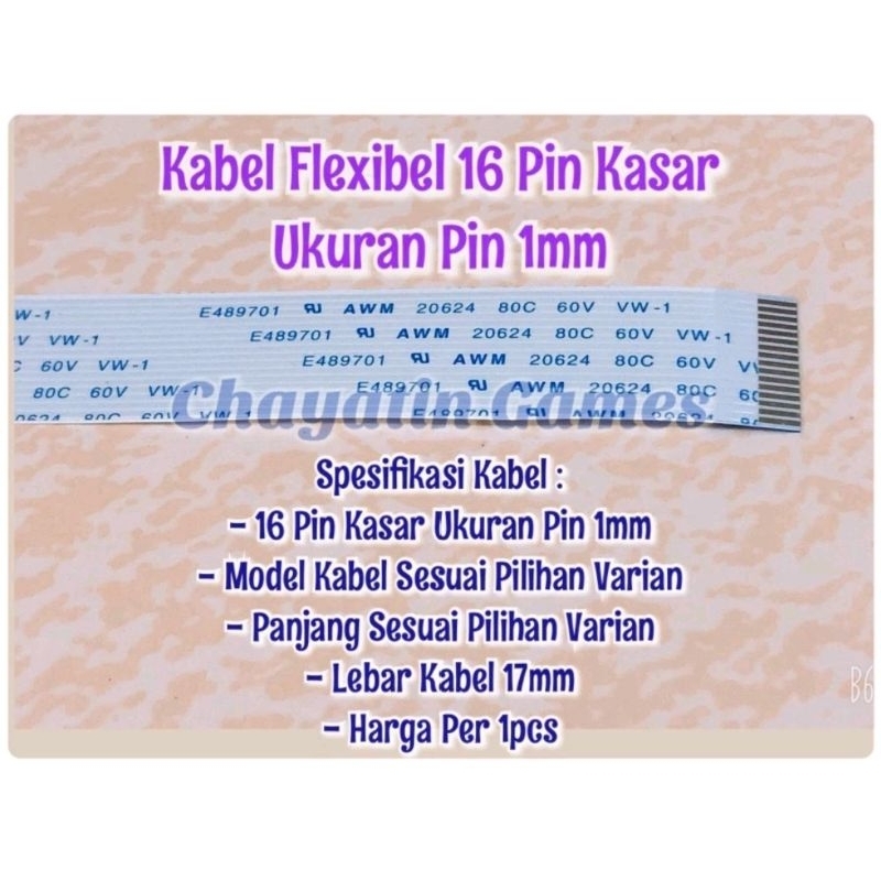 Jual Kabel Fleksibel 16 Pin Ukuran Pin 1mm | Shopee Indonesia