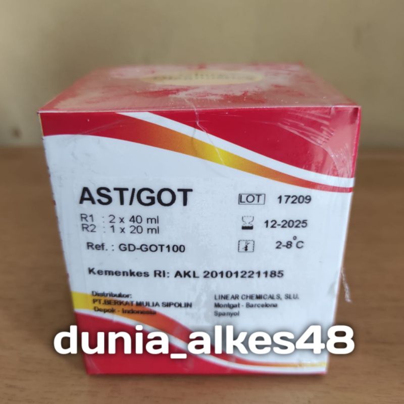 Jual Reagen AST/GOT - SGOT 2x50 ml Glory Diagnostics | 12-2025 | Shopee Indonesia