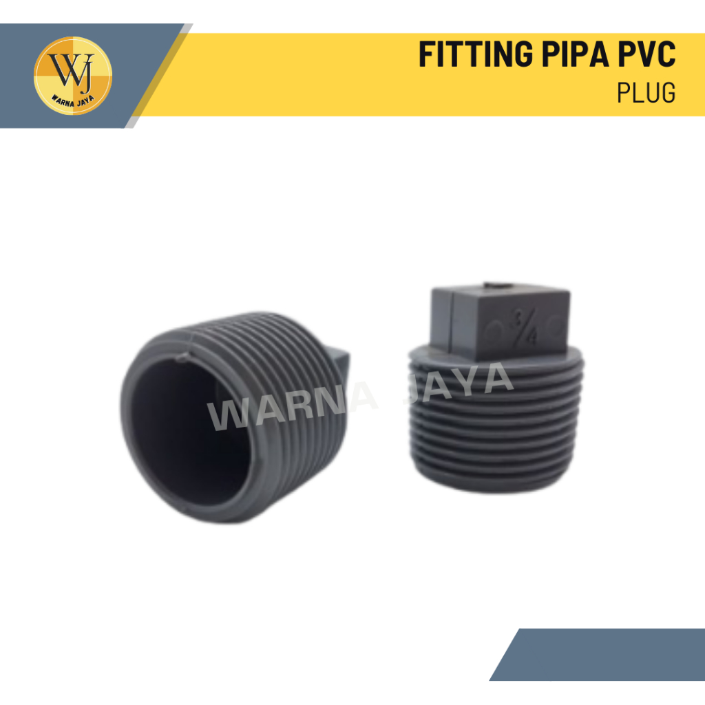 Jual Fitting Pipa PVC Plug / Plug / Plug Drat Luar / Tutupan Fitting ...