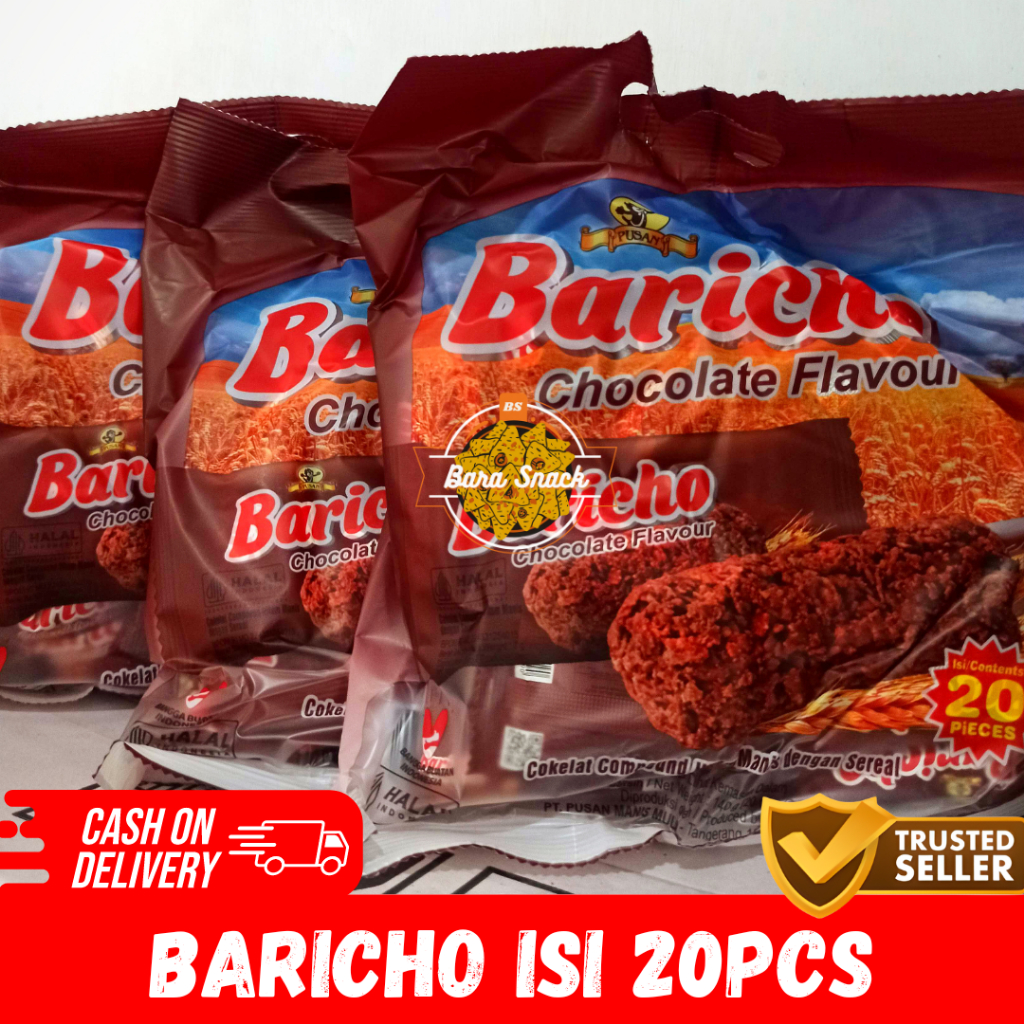 Jual Baricho Oat Sereal Bag Isi 20pcs Rasa Coklat / Snack Sereal Gandum ...