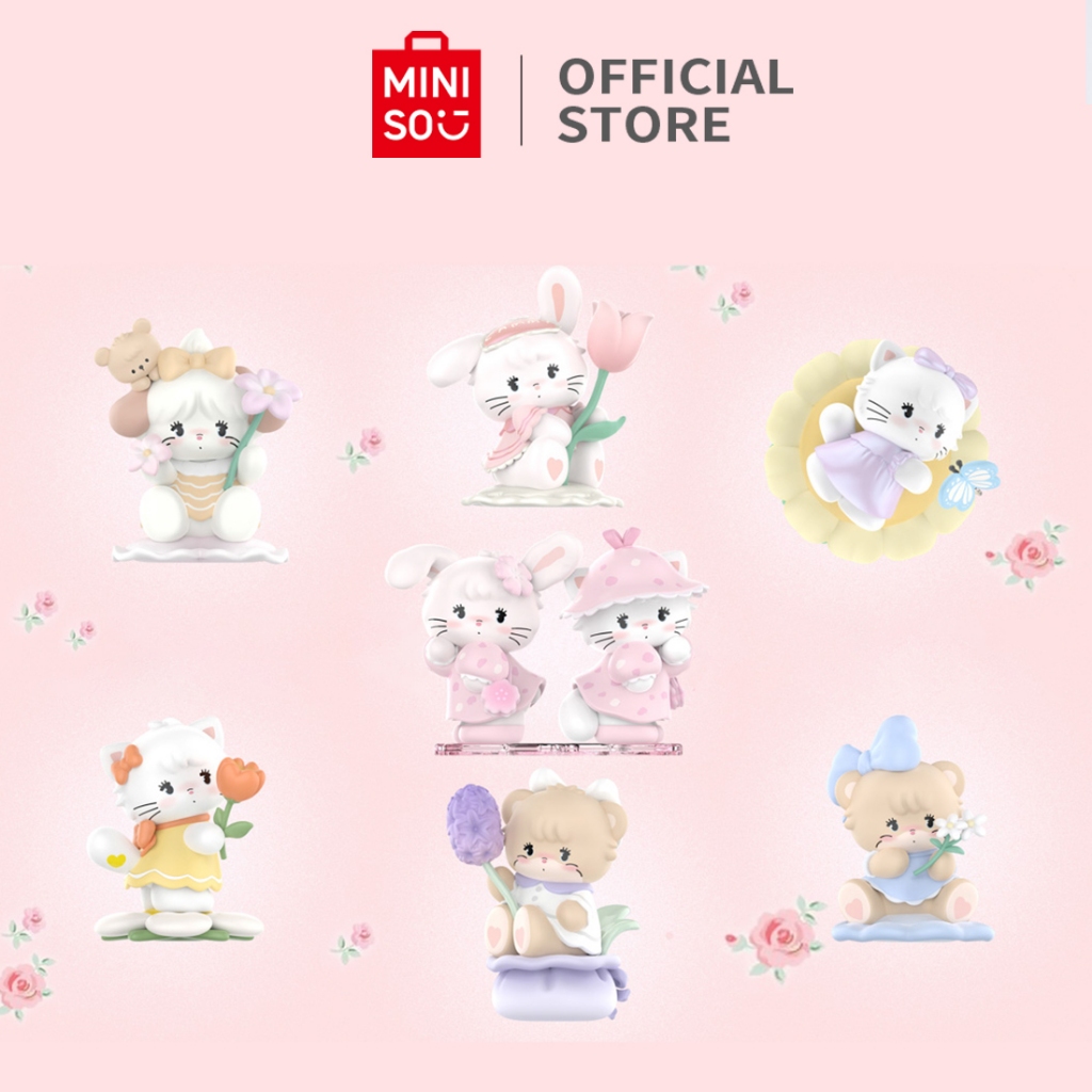 Jual Miniso mikko flower series blind box figures trendy cute cartoon ...