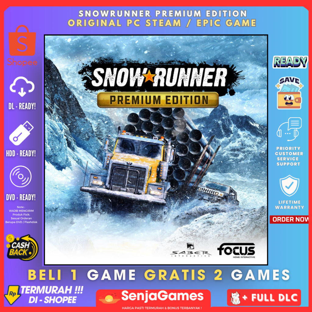 Jual SNOWRUNNER PREMIUM EDITION PC ORIGINAL GAME | Shopee Indonesia