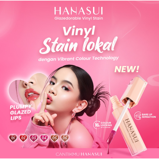 Jual Hanasui Glazedorable Vinyl Stain | Shopee Indonesia
