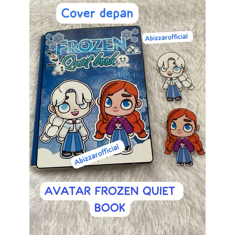 Jual AVATAR FROZEN QUIET BOOK MY BUSY MAINAN EDUKASI ANAK | Shopee ...