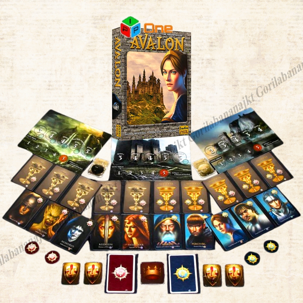 Jual AVALON the resistance game card board GAME BOARD AVALON | Shopee ...