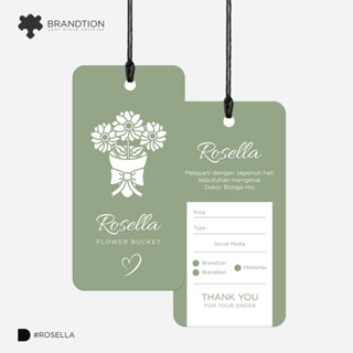 Jual Hang Tag Custom Free Design | Tag Baju Label Custom | Hang Tag ...