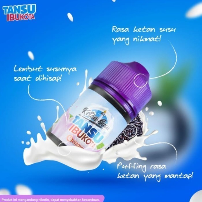 Jual KETAN SUSU TANSU LIQUID FREEBASE 60ML 100% AUTHENTIC | Shopee ...
