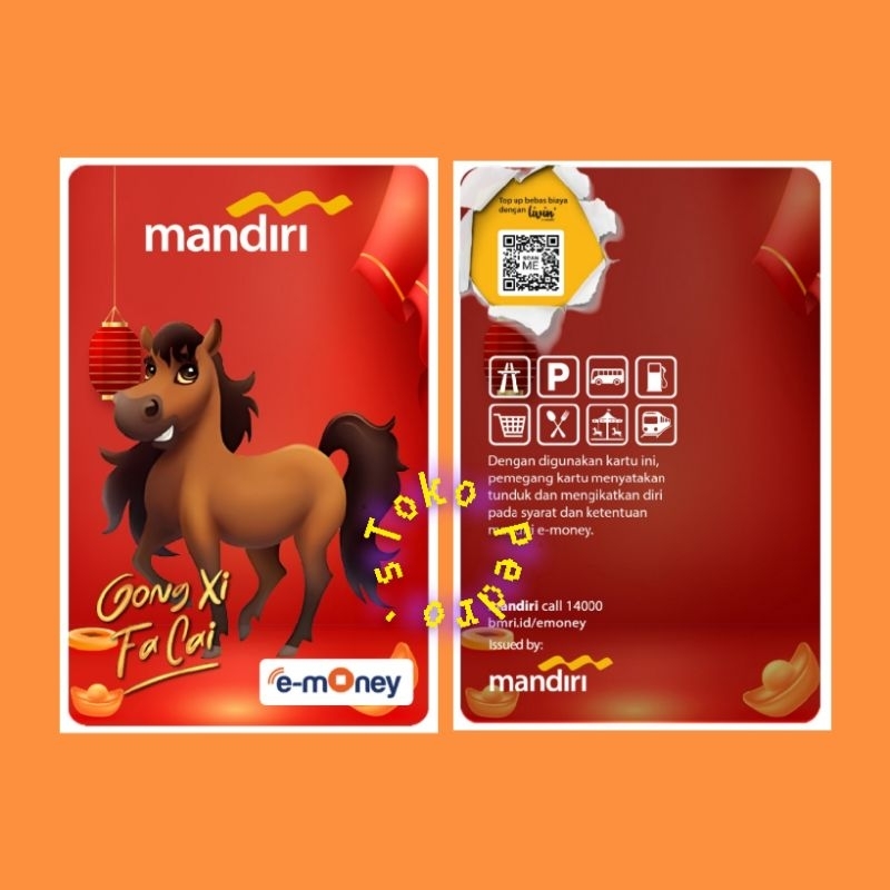 Jual //FULL Set - 12 eMoney CARD Shio 2024 Tahun NAGA // eMoney Mandiri ...