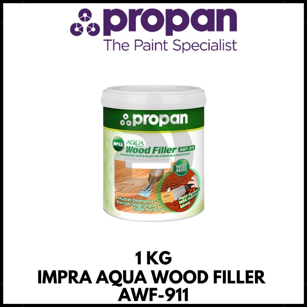 Jual Dempul Kayu Waterbased Propan Impra Aqua Wood Filler AWF-911-1KG ...