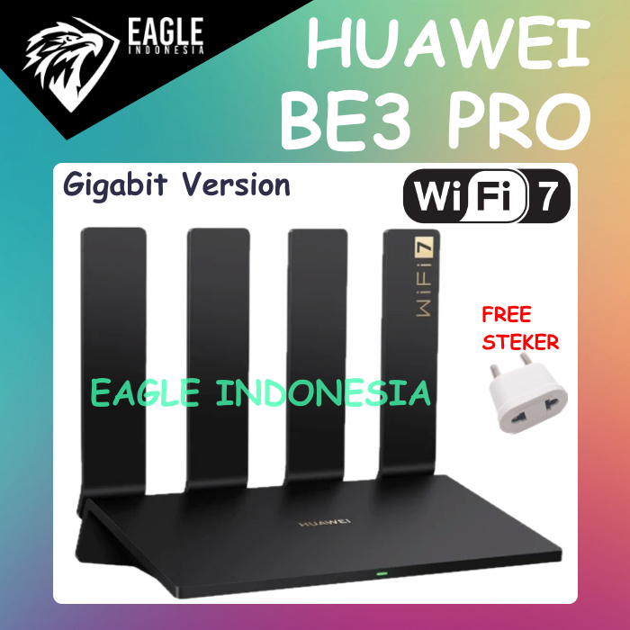 Jual HUAWEI BE3 Pro Mesh Router DUAL BAND WIFI 7 WIFI7 WIFI 6 QUAD CORE ...