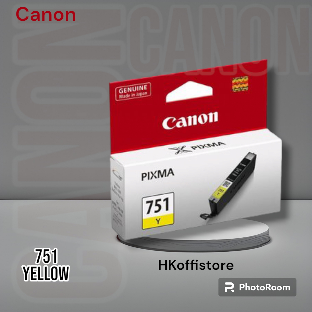 Jual Canon CLI-751 Color Original ( Yellow ) | Shopee Indonesia