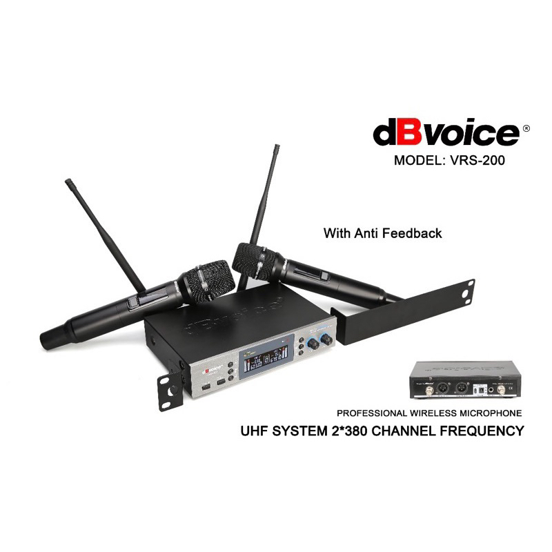 Jual Mic Wireless dB Voice VRS 200 Original dbvoice VRS200 Anti ...