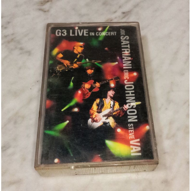 Jual KASET PITA G3 LIVE CONCERT ( JOE SATRIANI, ERIC JOHNSON, STEVE VAI ...