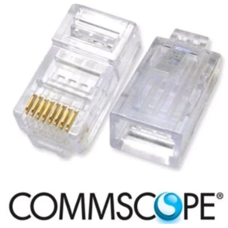 Jual AMP Commscope konektor RJ 45 cat 5 isi 50 pcs | Shopee Indonesia