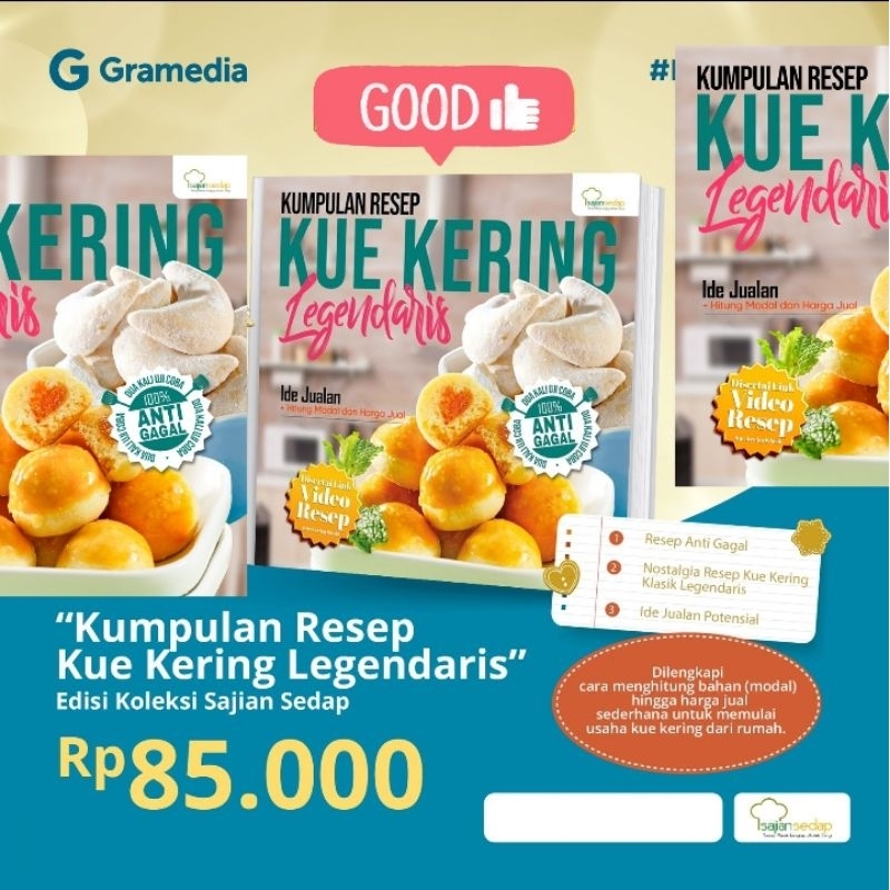 Jual Majalah Gramedia - Kumpulan Resep Kue Kering Legendaris | Shopee ...