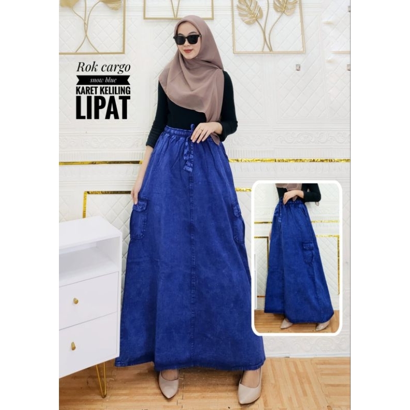 Jual ROK CARGO JEANS | Shopee Indonesia