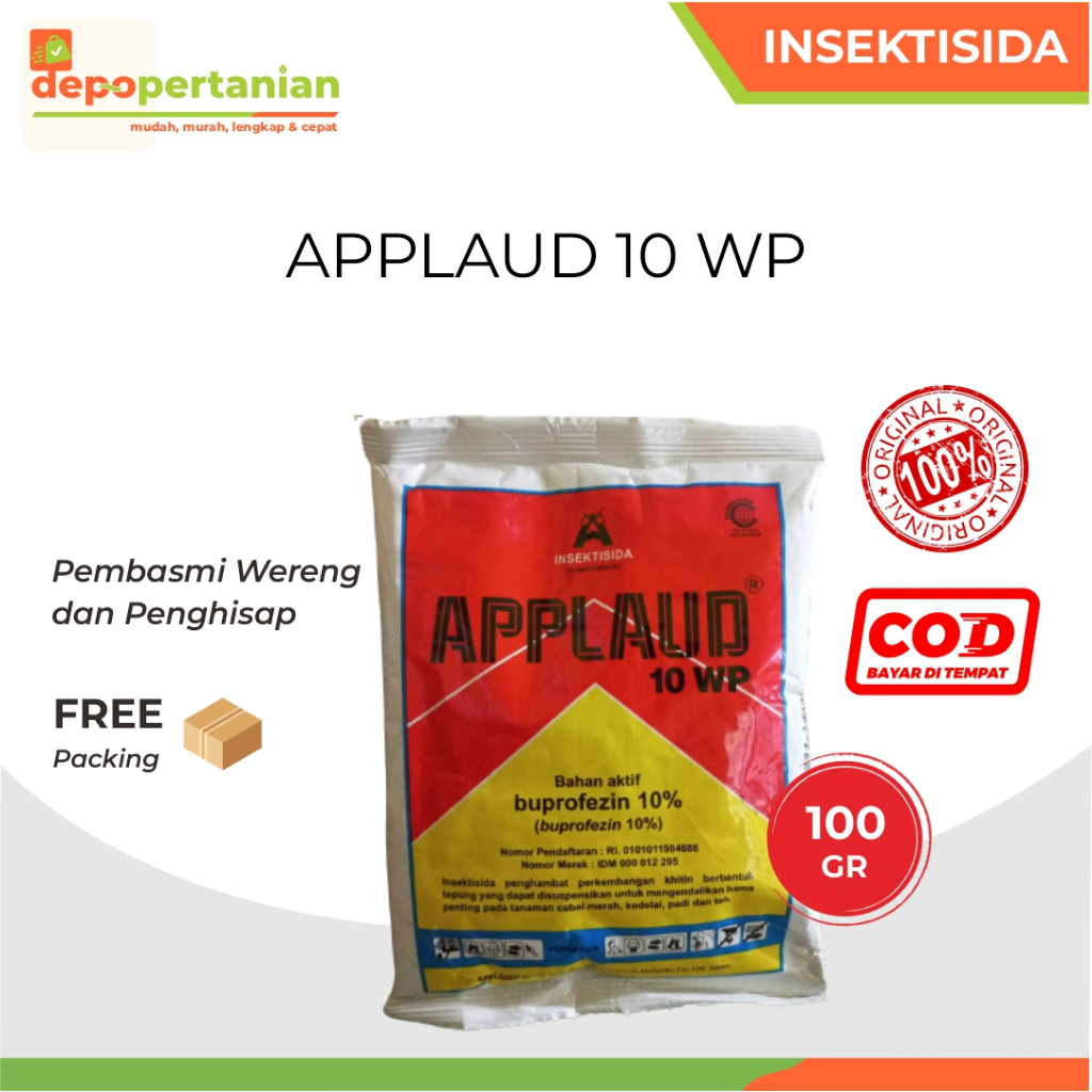 Jual Depo Pertanian - Insektisida Applaud 10 WP 100 gram Buprofezin ...