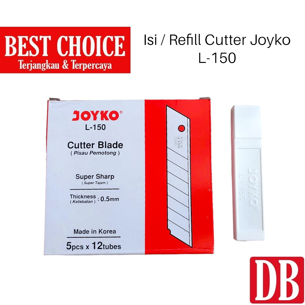 Jual Isi / Refill Cutter Besar Joyko L-150 (1 tube) | Shopee Indonesia