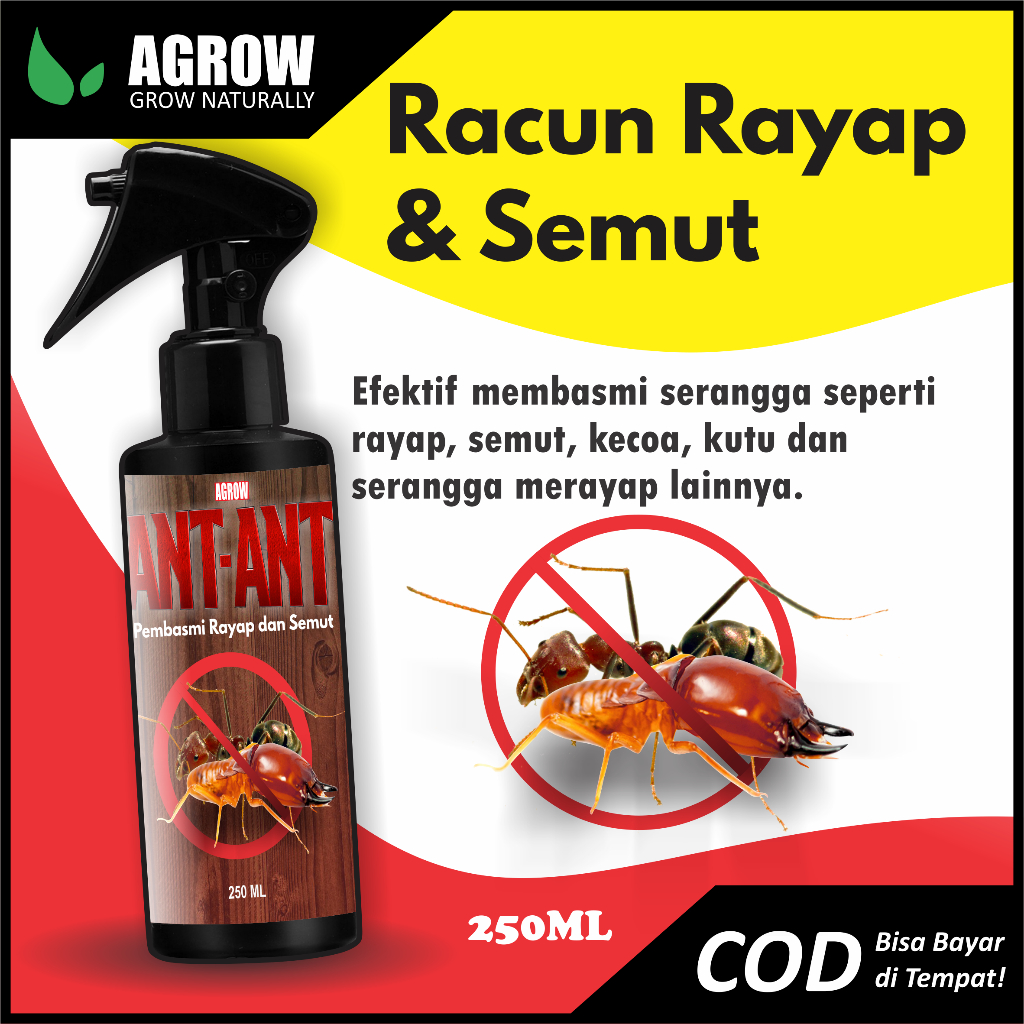 Jual Pembasmi Rayap dan Semut 250 ML Cairan Anti Serangga Spray Anti ...