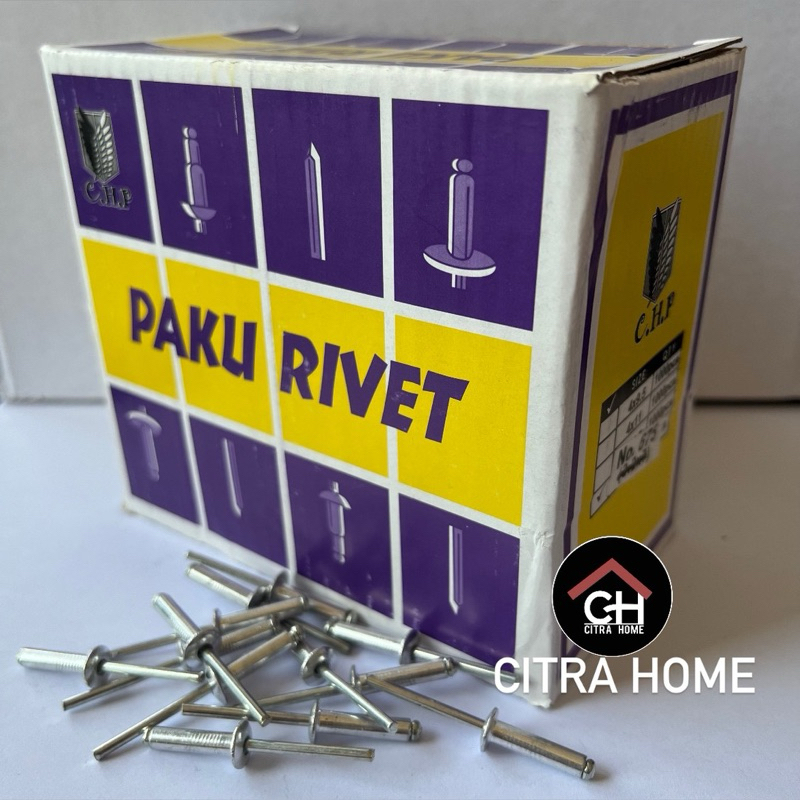 Jual Paku Rivet 429 435 440 450 CHP Harga 1 box (1000pcs) | Shopee ...