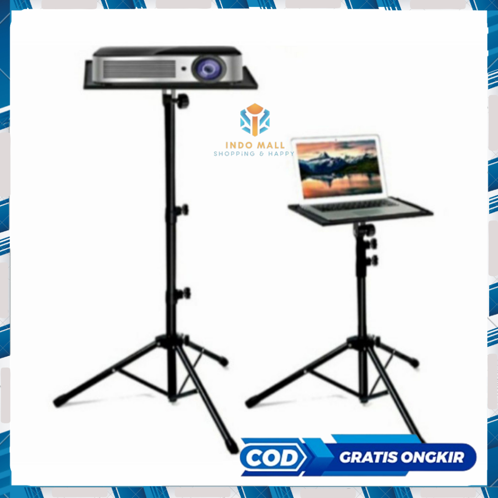 Jual Standing Tripod Projector Meja Proyektor, Stand Tripod Adjustable ...