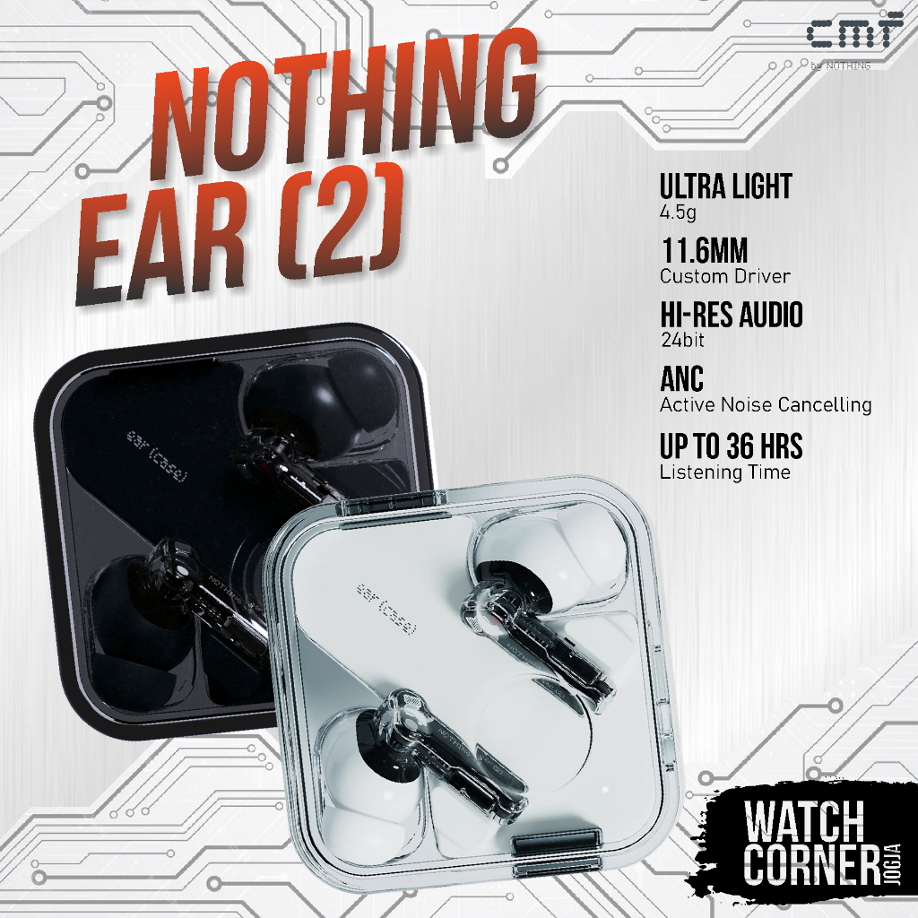Jual Nothing Ear 2 True Wireless TWS In-Ear Bluetooth Earphone with ANC ...