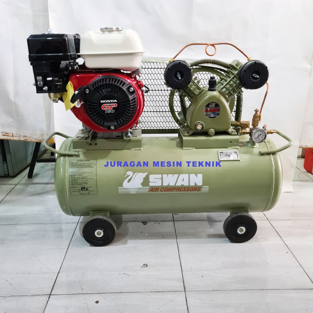 Jual Mesin Kompresor Angin SWAN 1/2 HP & Engine Honda GP 160 | Shopee ...