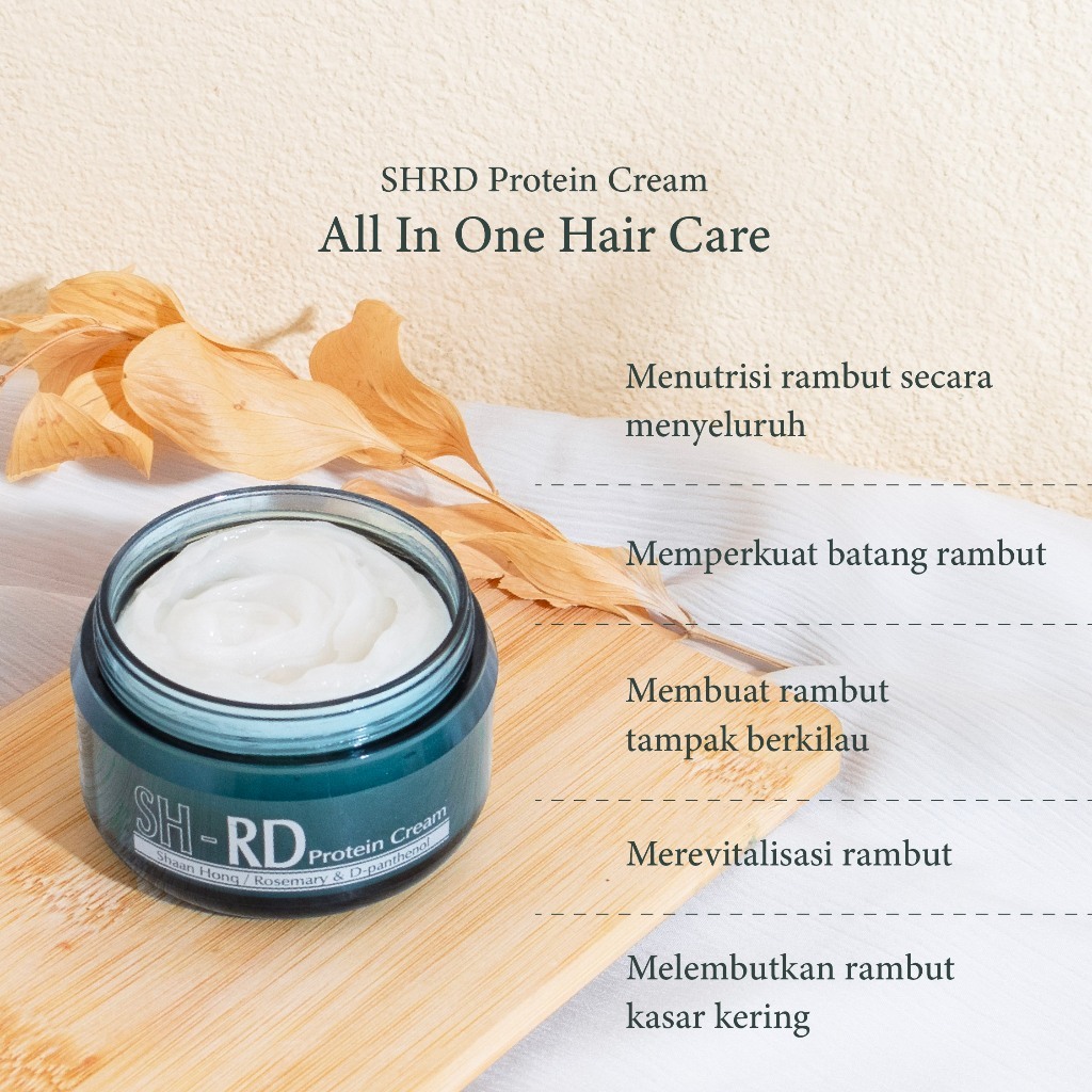 Jual SH-RD SHRD Protein Cream Moisturizer & Vitamin Rambut 10ml (KECIL ...