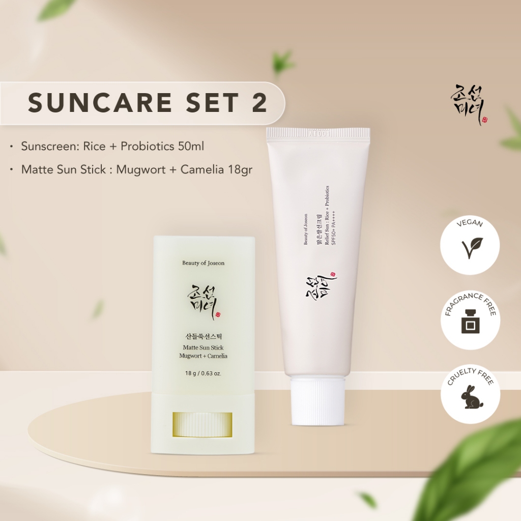 Jual Beauty of Joseon Suncare Set 2 [Sunscreen + Matte Sun Stick ...
