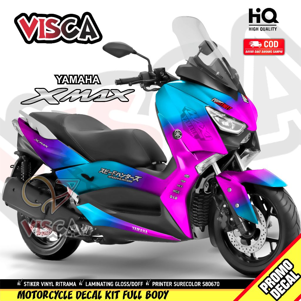 Jual Decal XMAX 250 Full Body Dekal XMAX 250 Stiker XMAX 250 Variasi ...