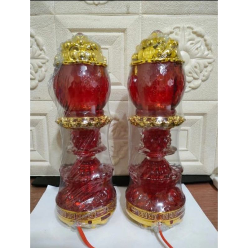 Jual lampu sembahyang altar yuan pau / yen pau - LED - 30cm (h ...