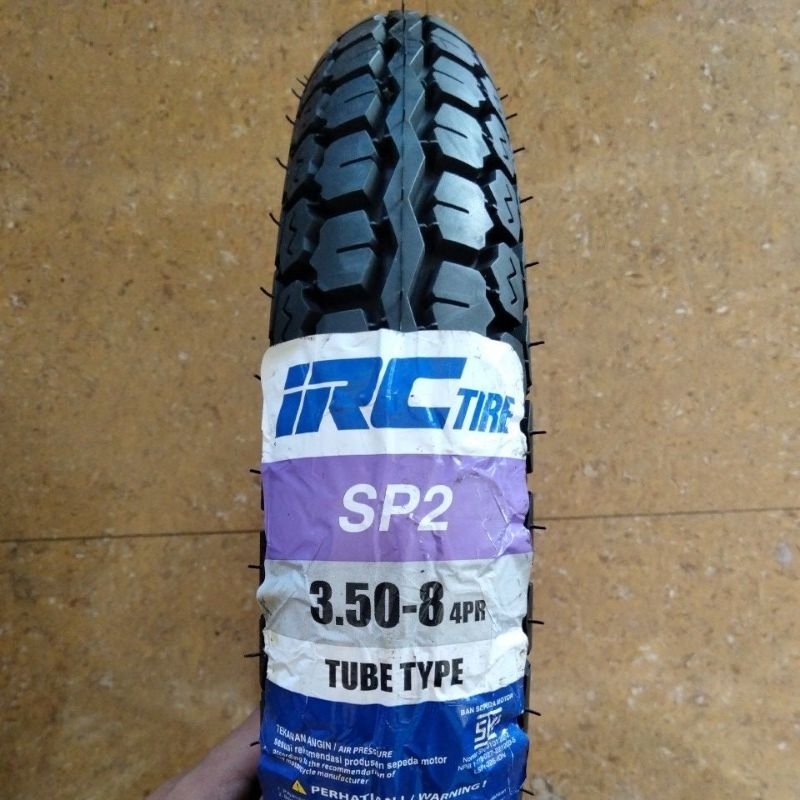 Jual BAN IRC SP2 350 -8 TUBE TYPE - BAN LUAR MOTOR VESPA ANGKONG SUPER ...