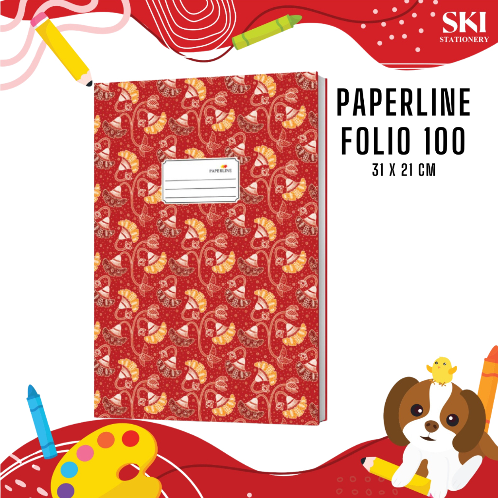 Jual Buku Hard Cover Folio 50 100 200 300 Paperline / Buku Keuangan ...