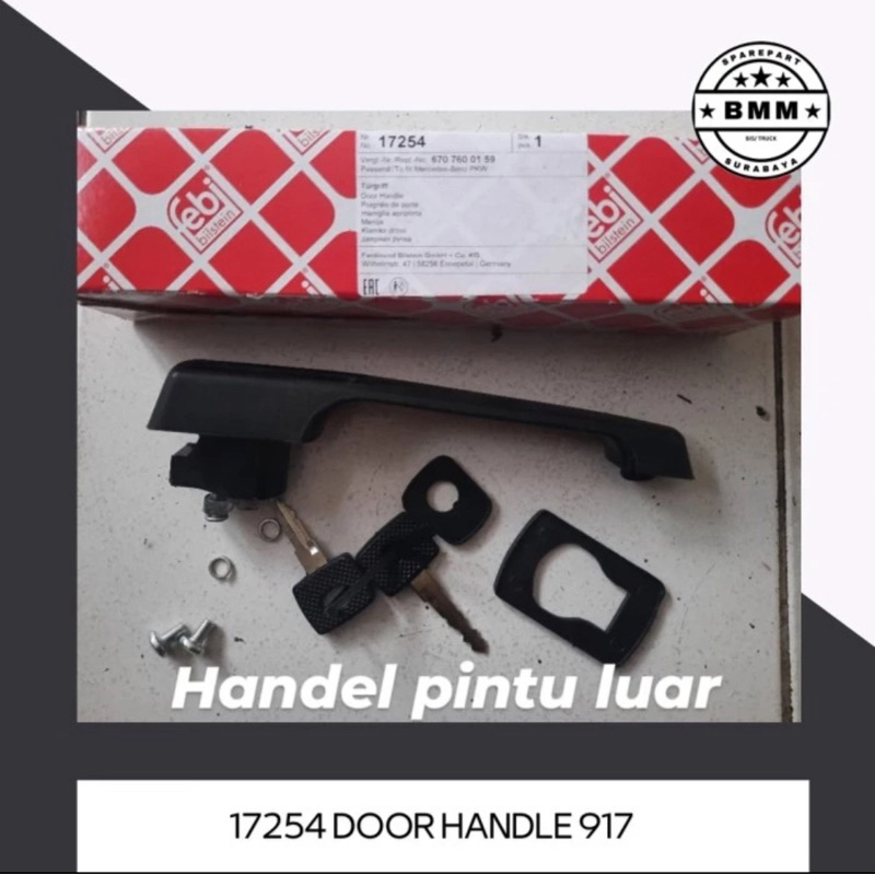 Jual 17254 Door Handle Handle Pintu Luar Mercy Mercedes Benz 917 Febi