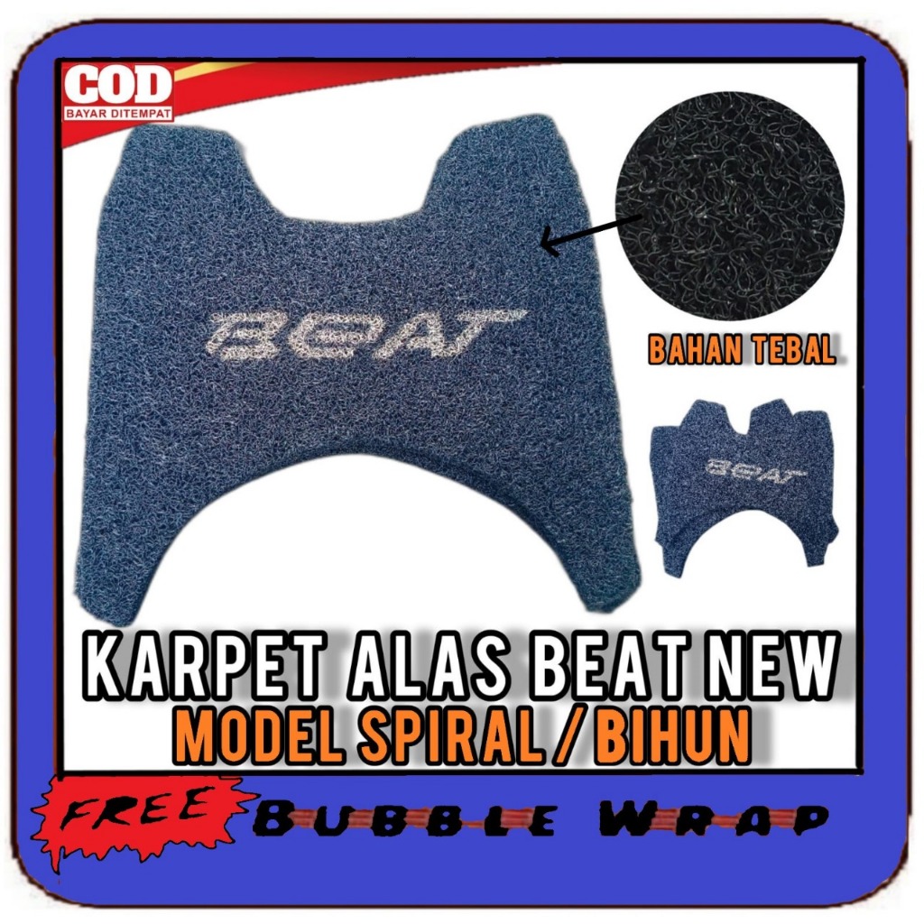 Jual Karpet motor beat deluxe 2020 2021 2022 2023 spiral / Karpet Motor Honda All New Beat Esp ...