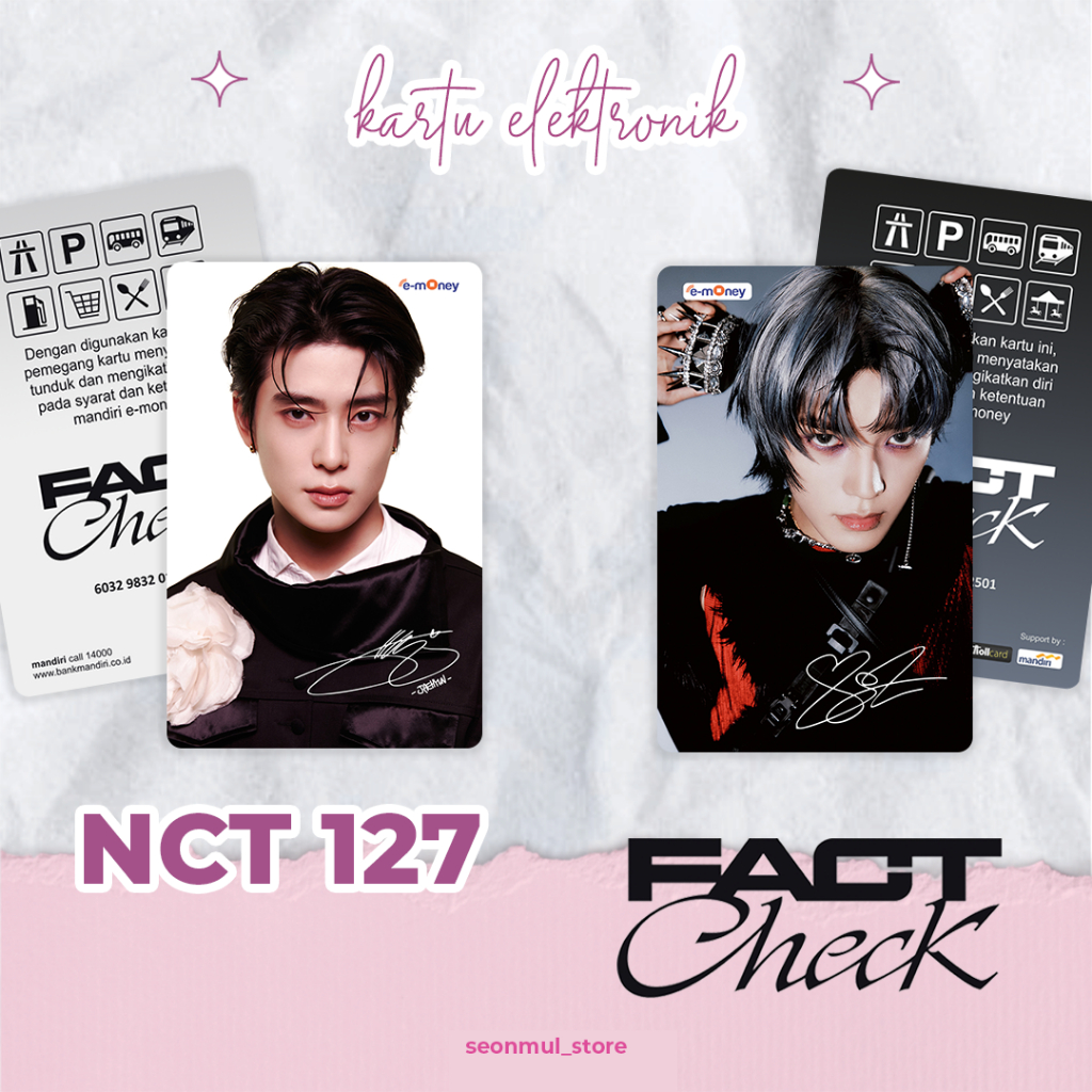 Jual EMONEY NCT127 FACT CHECK BRIZZI FLAZZ TAPCASH / NCT 127 FACT CHECK ...
