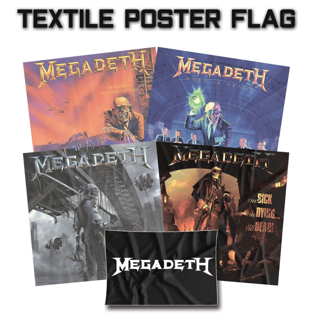 Jual Poster Band Kain / Flag / Bendera - MEGADETH | Shopee Indonesia